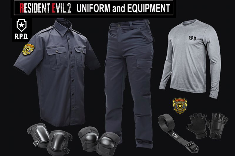 CAPCOM Biohazard / Resident Evil 2 R.P.D. Leon S. Kennedy Uniform Set ...