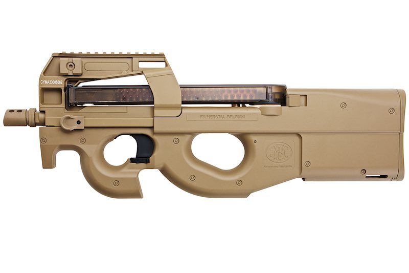 Cybergun FN P90 Airsoft AEG SMG - TAN (CM060) - by CYMA – Bang Bang Airsoft