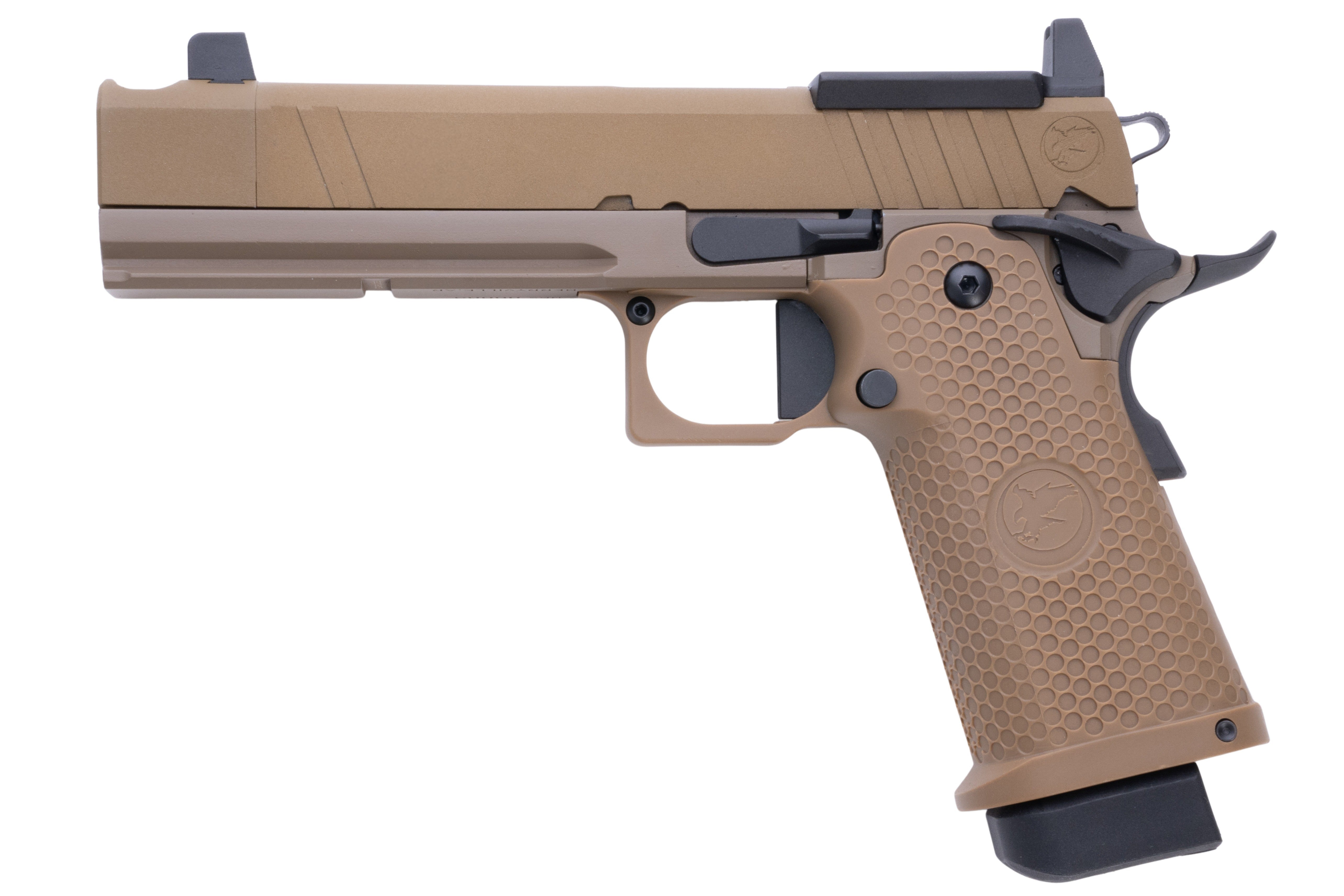 RWA Nighthawk Custom Sand Hawk Airsoft GBB Pistol – Bang Bang Airsoft