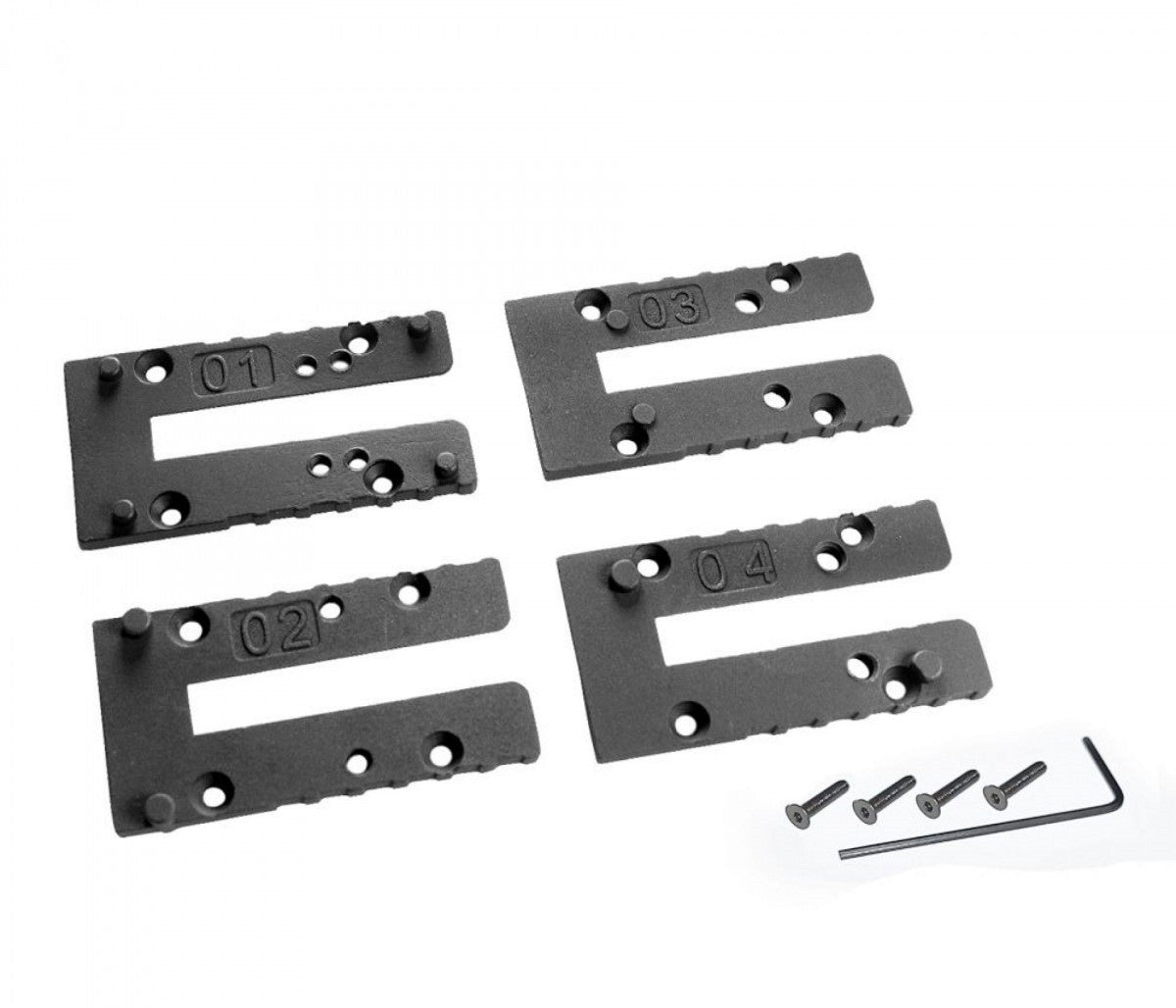 GHK MOS Reflex Sight Adapter Set for Umarex / GHK Glock MOS Model (Glo ...