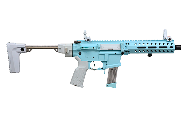 G&G FAR 9 Rapid Folding PCC Airsoft AEG Rifle - Macaron Blue – Bang ...