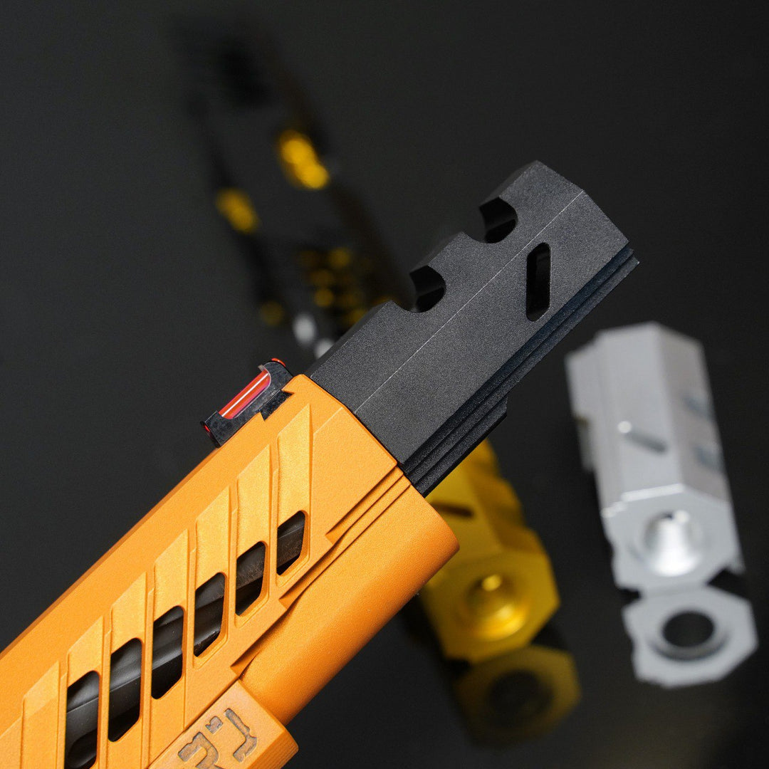 Revanchist Airsoft Dr. Black Style Compensator for Hicapa Series Airso ...