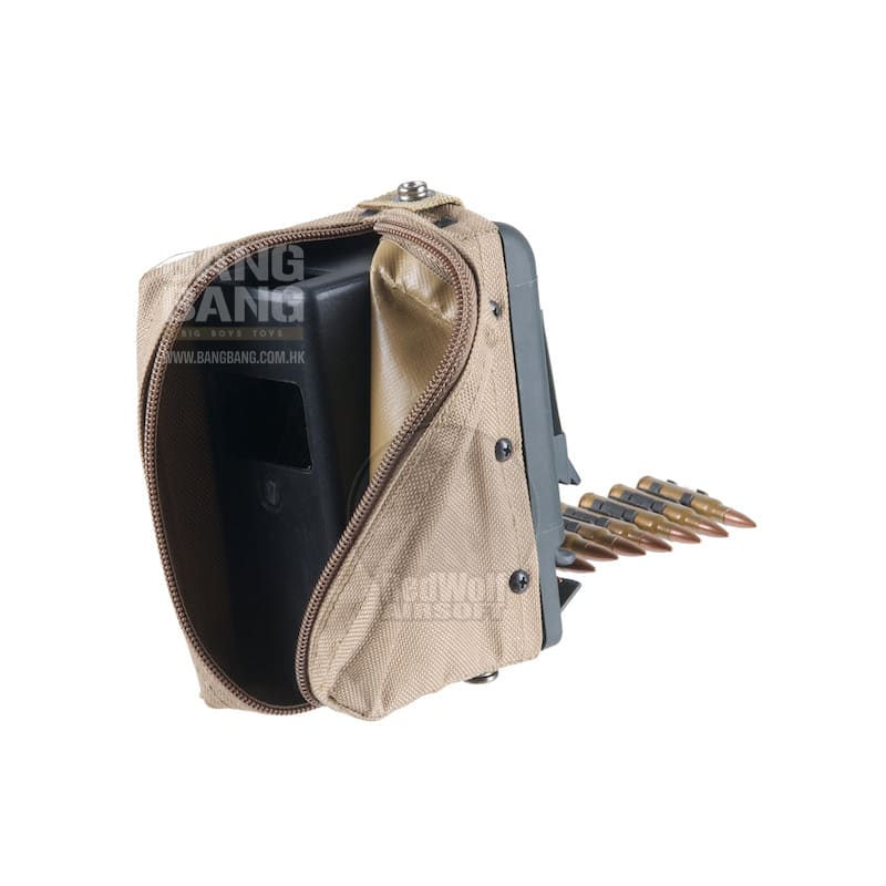 Bang Bang Airsoft - ARES LMG Box 1100rd Magazine - Tan