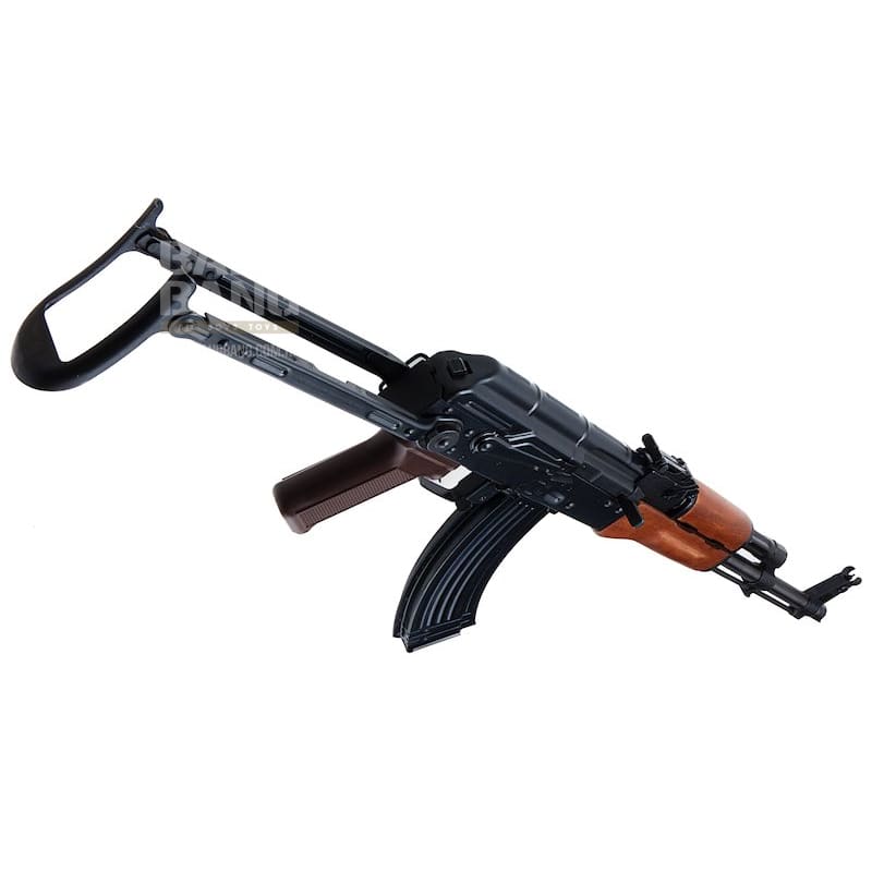 Bang Bang Airsoft - E&L Real Wood AKMS AEG Rifle - Black