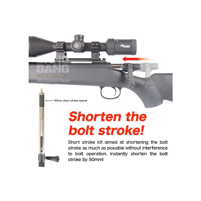 Bang Bang Airsoft - Laylax PSS 50mm Short Stroke Spacer for